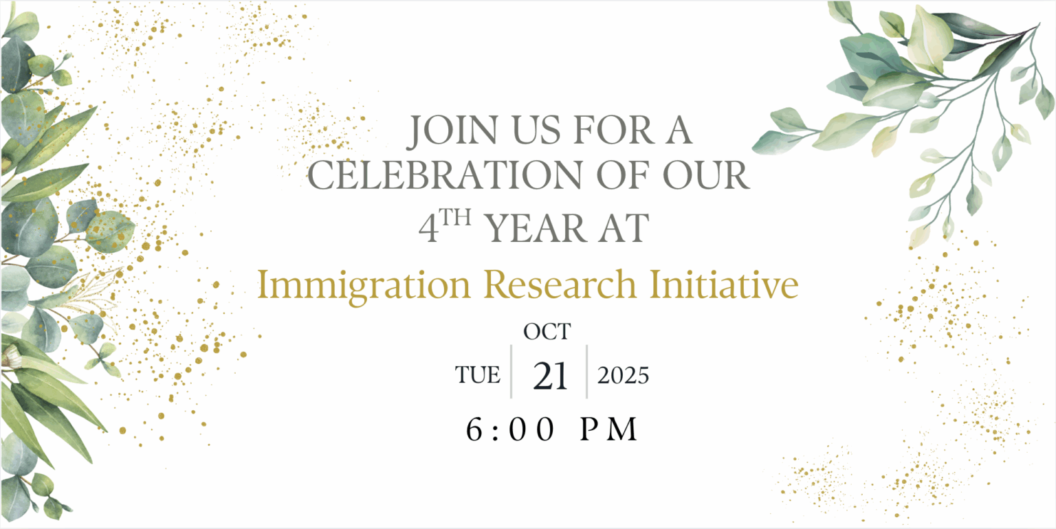 Immigration Research Initiative - Understanding economics, advancing ...