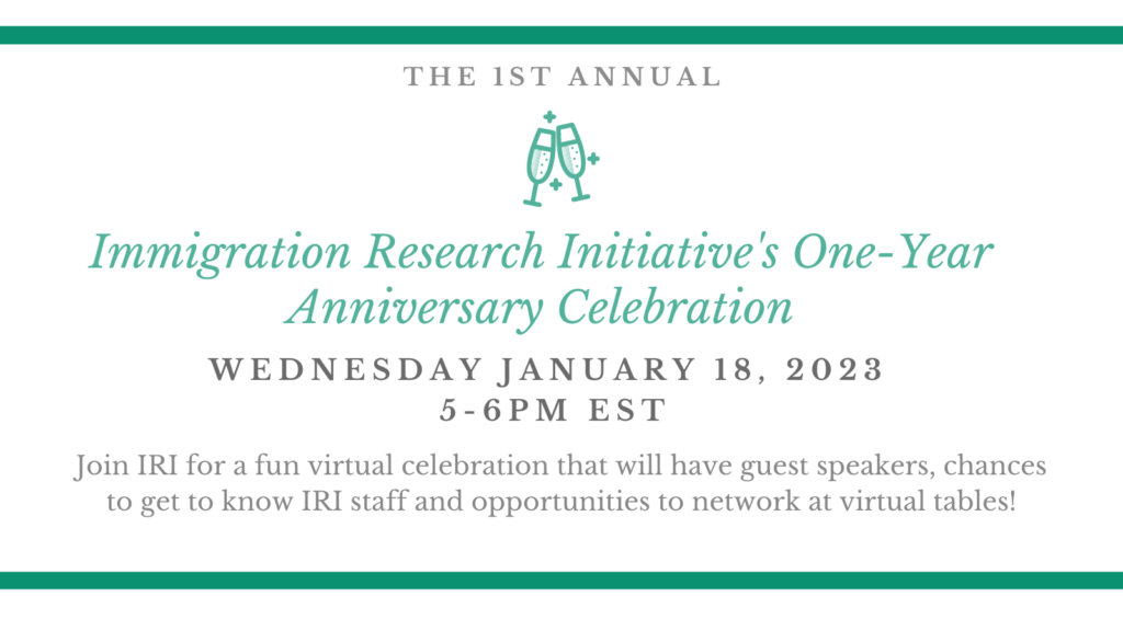 Immigration Research Initiative - Understanding economics, advancing ...